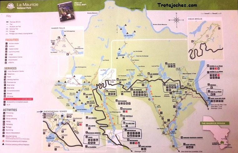 Guía para visitar el Parque Nacional La Mauricie. | Trotajoches