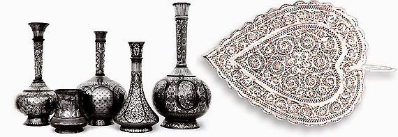 Rangeelaa-All about India....: Bidri craft