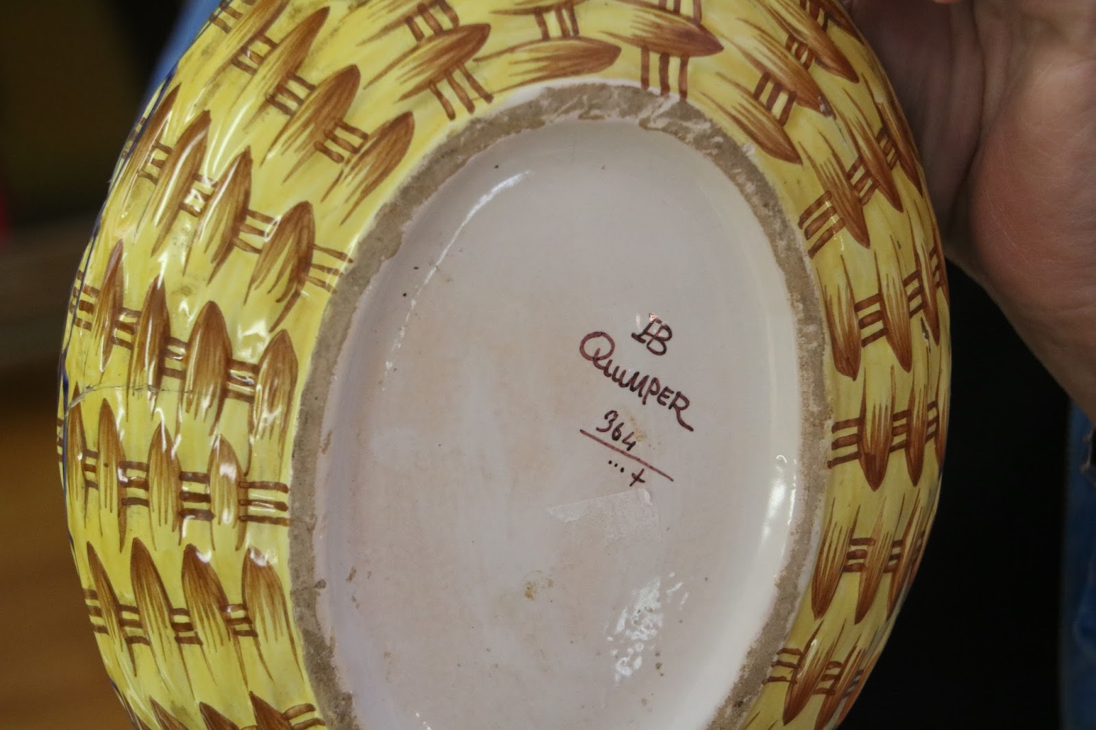 Quimper Pottery - Living With Thanksgiving