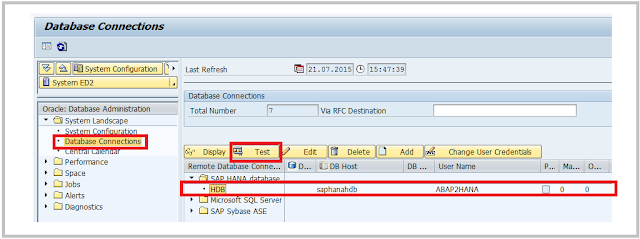 HANA Tutorials: SAP ABAP – HANA connectivity using secondary database connection.