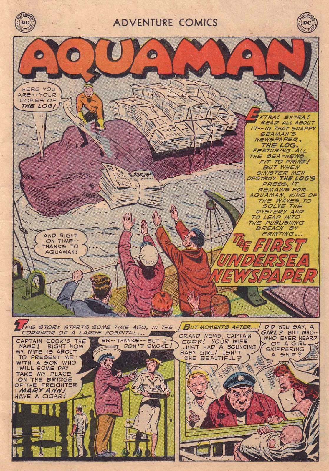 Days of Adventure: Adventure Comics # 210, March, 1955