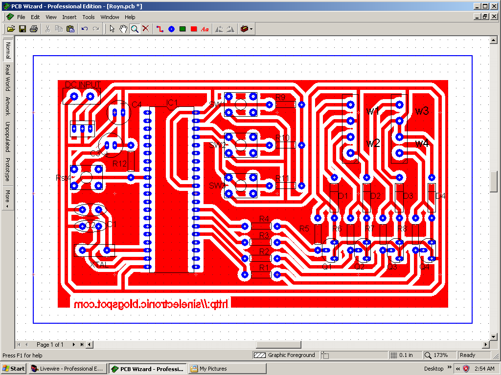 Membuat Desain PCB menggunakan Livewire PCB Wizard | Membuat Rangkaian ...