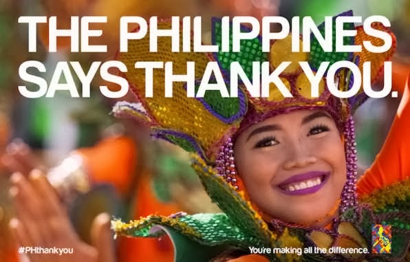 The Philippines says “Thank You” to the world for Yolanda recovery efforts