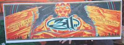INSIDE THE ROCK POSTER FRAME BLOG: Munk One 311 Red Rocks and Irvine ...