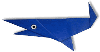 Shark - Easy Origami instructions For Kids