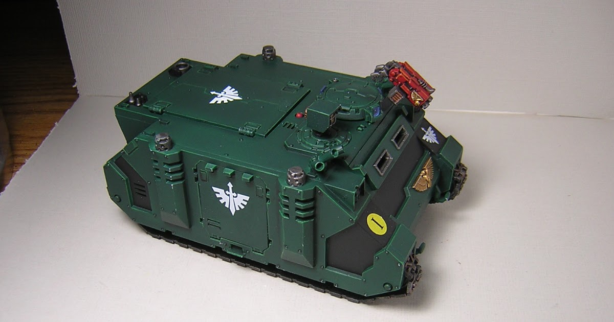 Warhammer 40k Orks (and more): Showcase: Dark Angels Rhino/Razorback.
