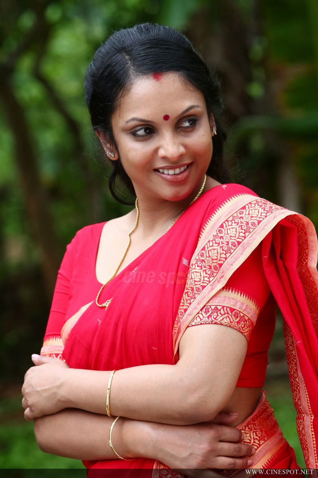 Jyothirmayi In Saree