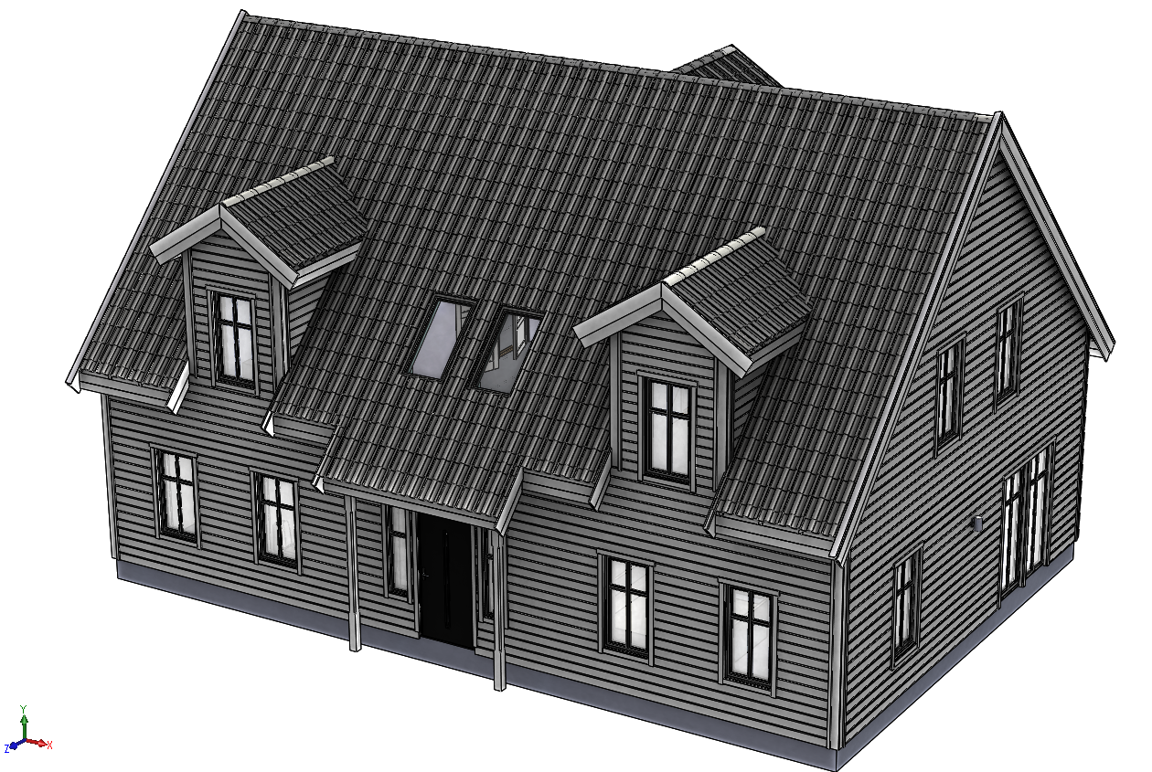 PLM Group Sverige AB: Rita hus i SolidWorks