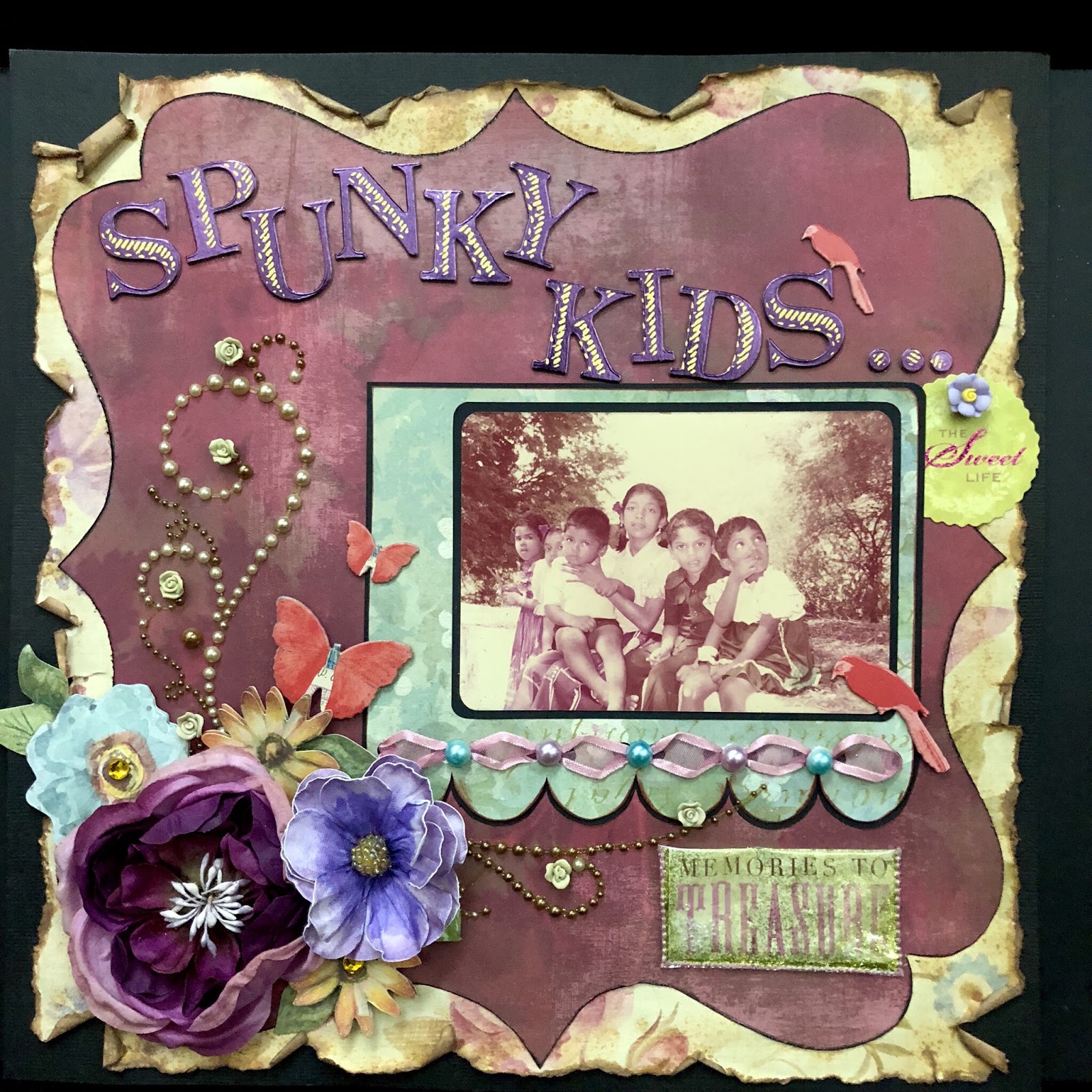 Chells Scrapping: Spunky Kids Layout