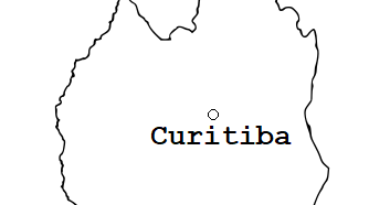 Blog de Geografia: Mapa de Curitiba, PR, para colorir