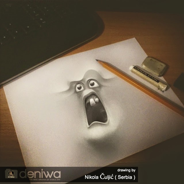 3D GHOST DRAWING PENCIL ~ Art Gallery