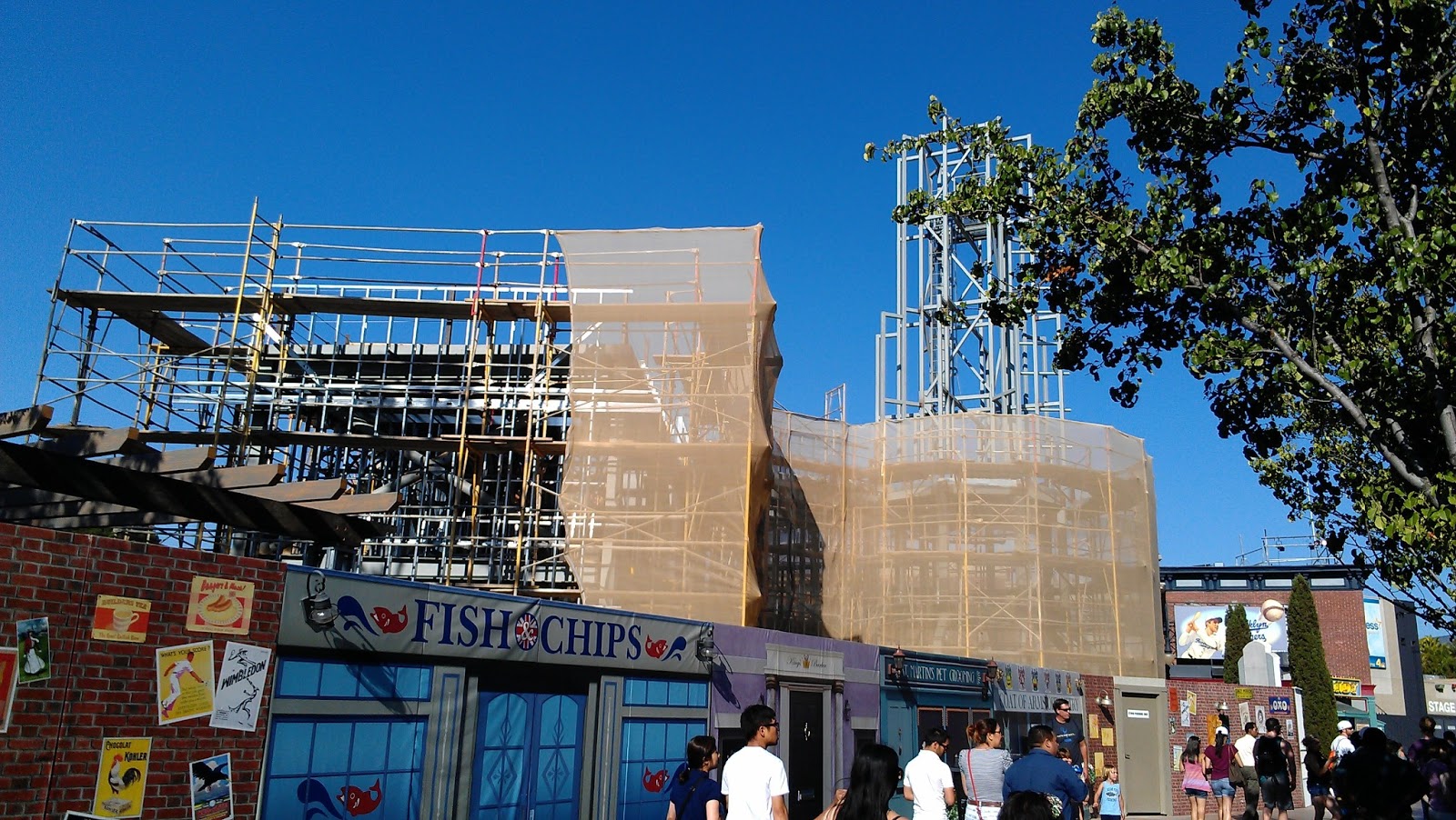 Universal Studios Hollywood "Universal Plaza" Construction Update ...