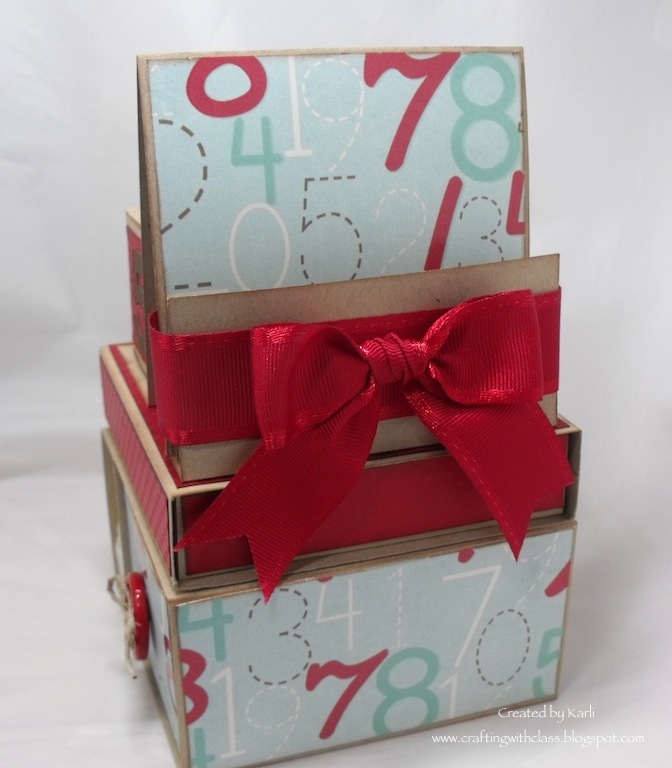 Crafting with Class: Teacher Gifts- Calendar Cube
