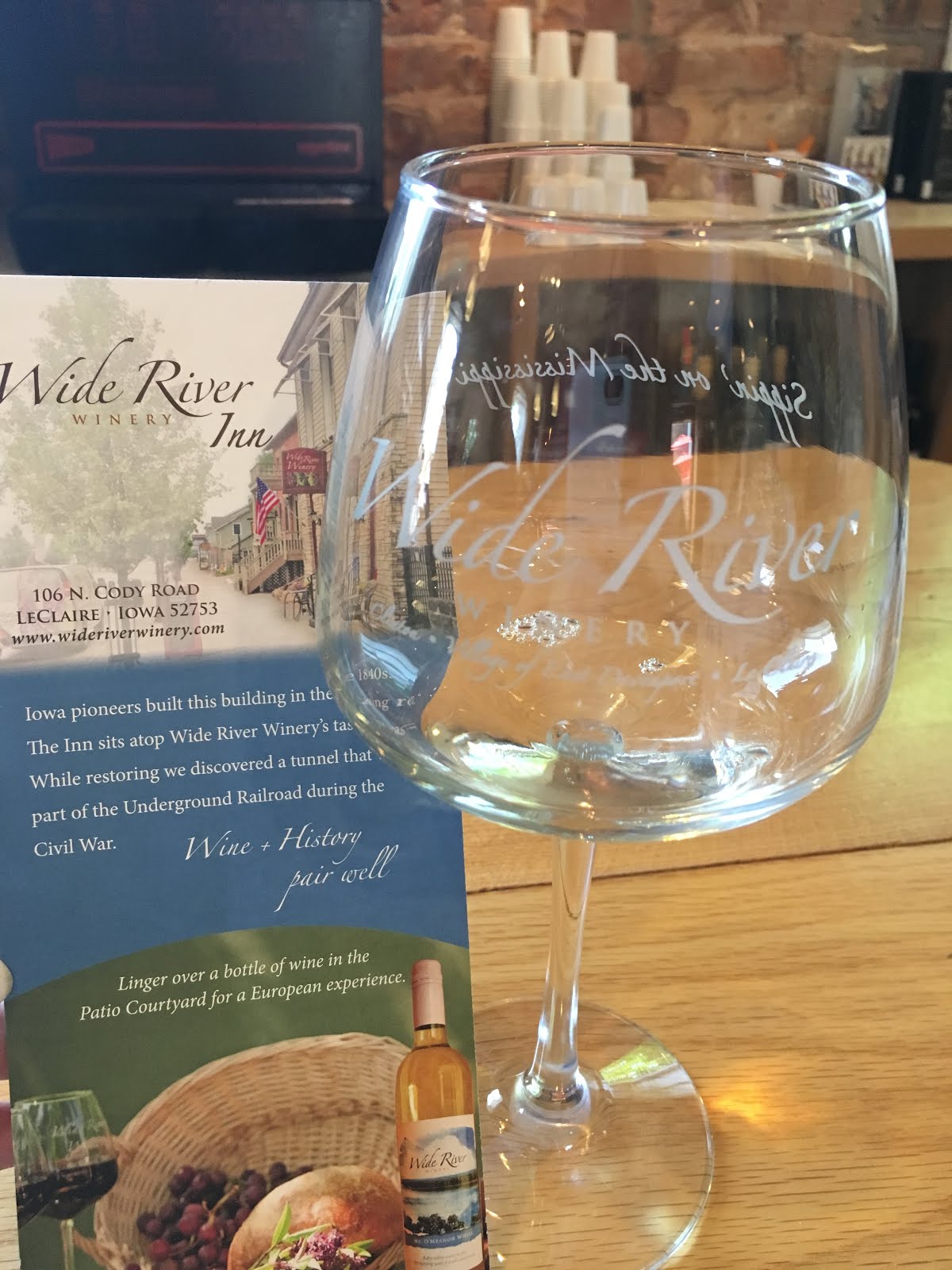 Wide River Winery in LeClarie, Iowa