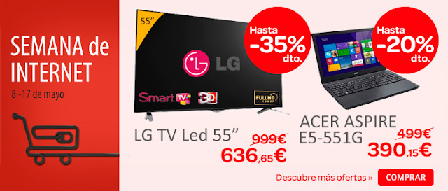 Mejores ofertas "Semana de Internet" Carrefour Online