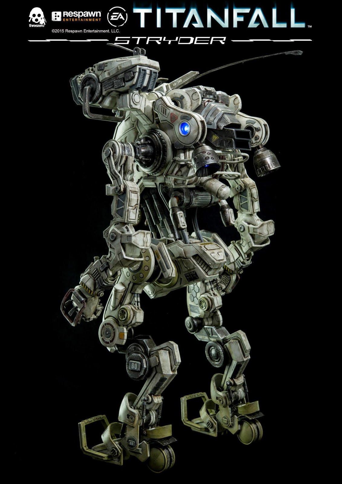 toyhaven: ThreeZero 20" Tall Titanfall Stryder collectible robot with 6 ...