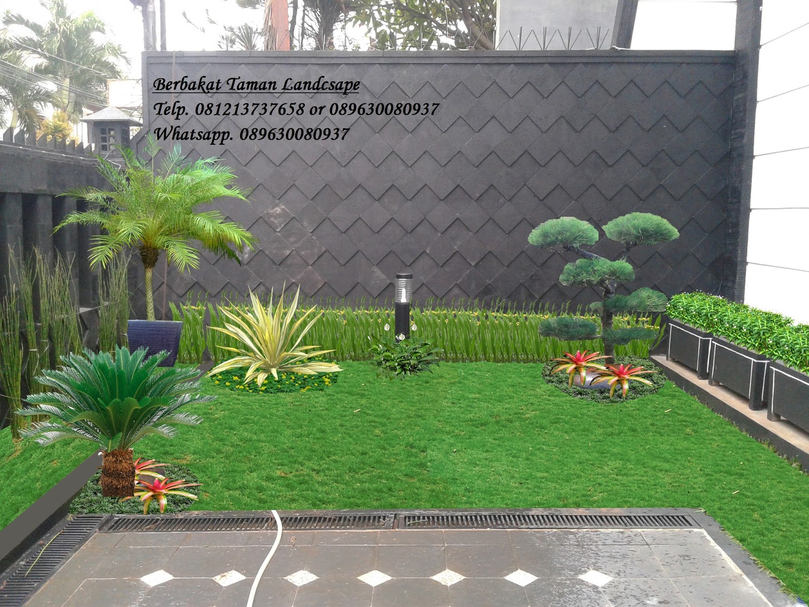 Contoh Gambar Taman Minimalis Terbaru 2016 | Berbakat Taman Landscape ...