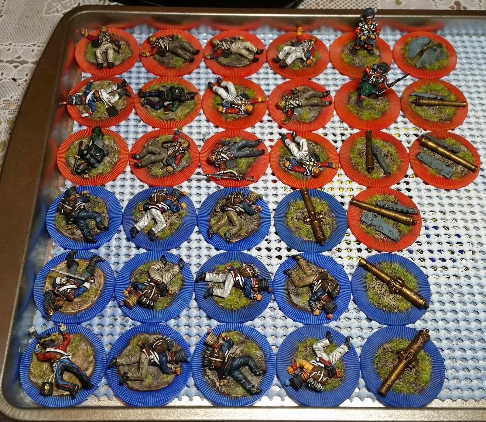 WAB Corner: Black Powder Napoleonic French & British Casualty Markers