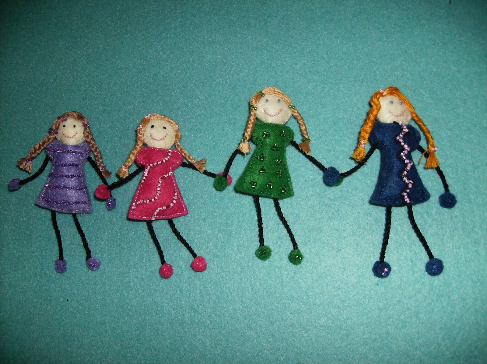 doce carlota: Bonecas Palito