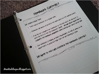 Maestra Bilingüe: No-Homework Binder