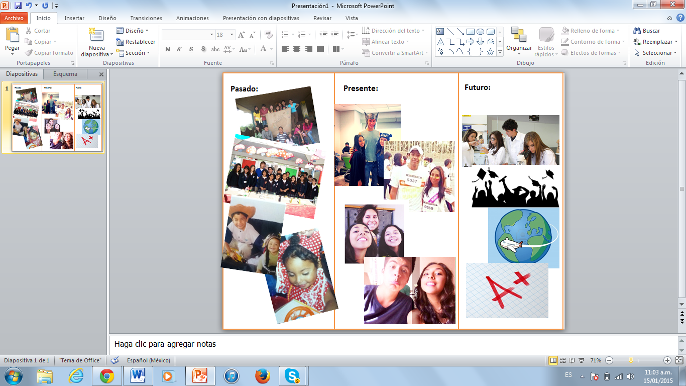 Plan de Vida y Carrera: Collage de mi vida