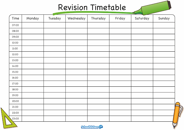 Timetable Templates For School in Excel Format