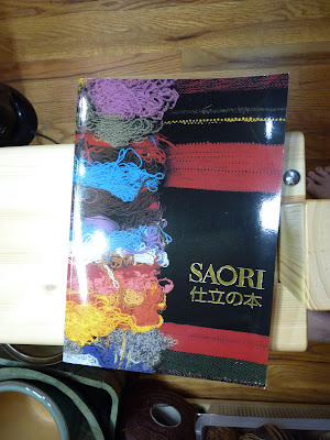 CENTERING WITH FIBER: Taking Saori looms along ....... A NEW saori book