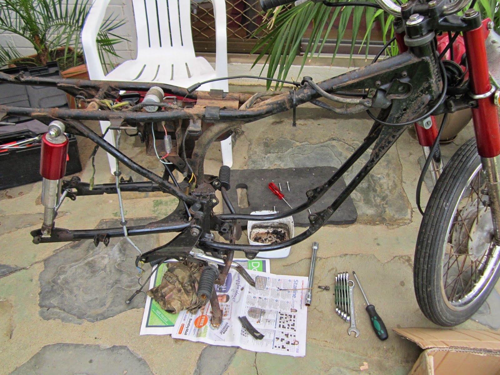 Restoration Yamaha LS3 1972: 2014