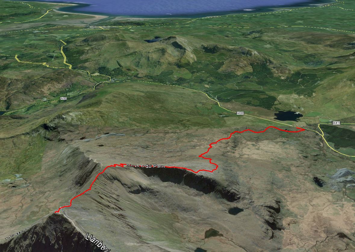 Fat Bloke on a Mountain!: SNOWDON - THE RHYD DDU PATH