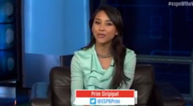 Attractive American News Personalities: ESPN'S Prim Siripipat