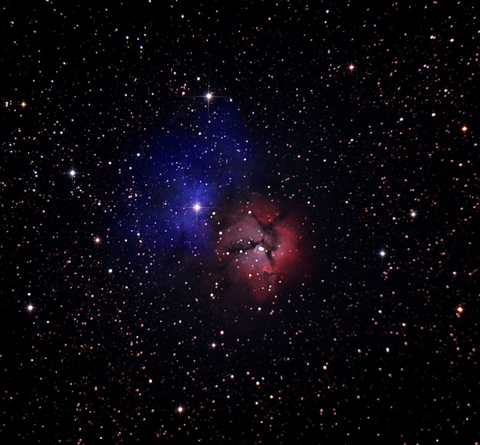 Trifid Nebula second and third attempt