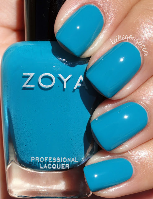 KellieGonzo: Zoya Summer 2015 Island Fun Collection Swatches & Review