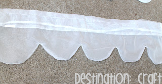 Destination: Craft: Scallop Curtains (Tutorial)