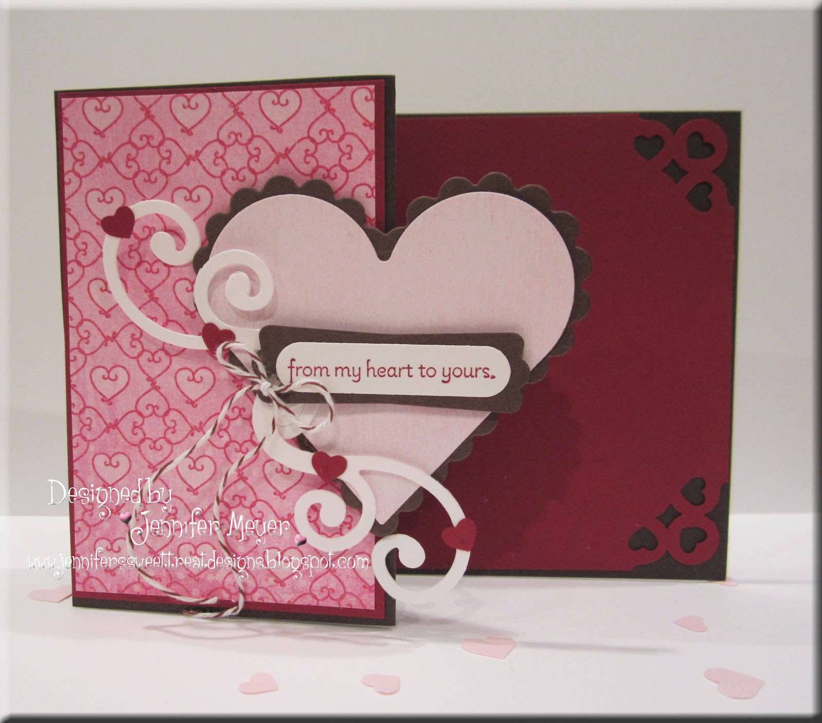 Jennifer's Sweet Designs: More Valentine Cards and Two Winners