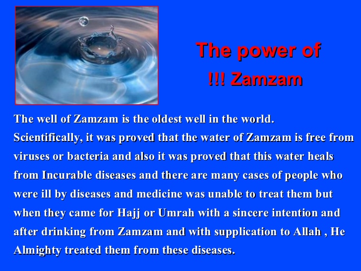 THE POWER OF ZAMZAM
