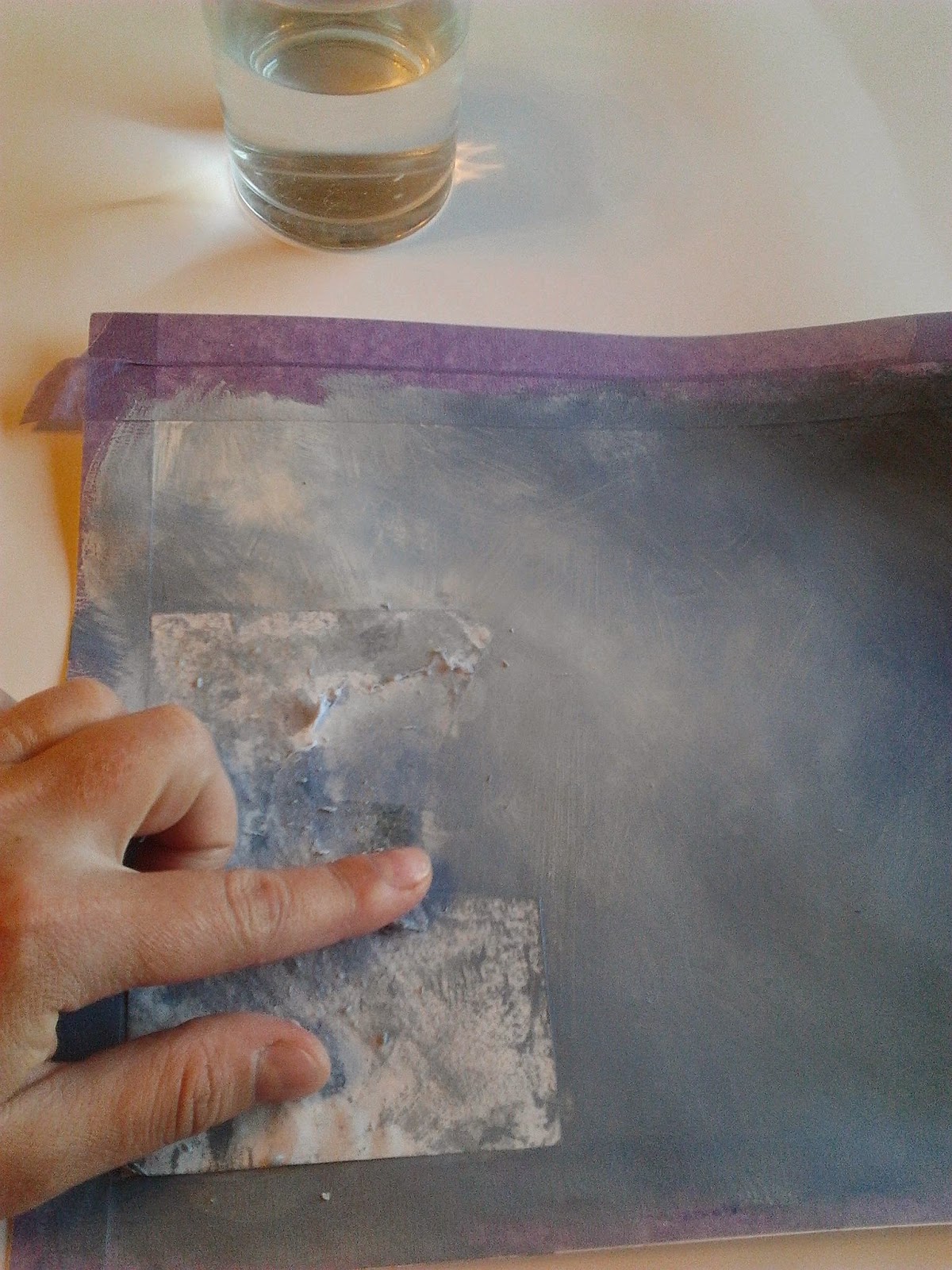 Once again: How to do an acrylic paint image tranfer....