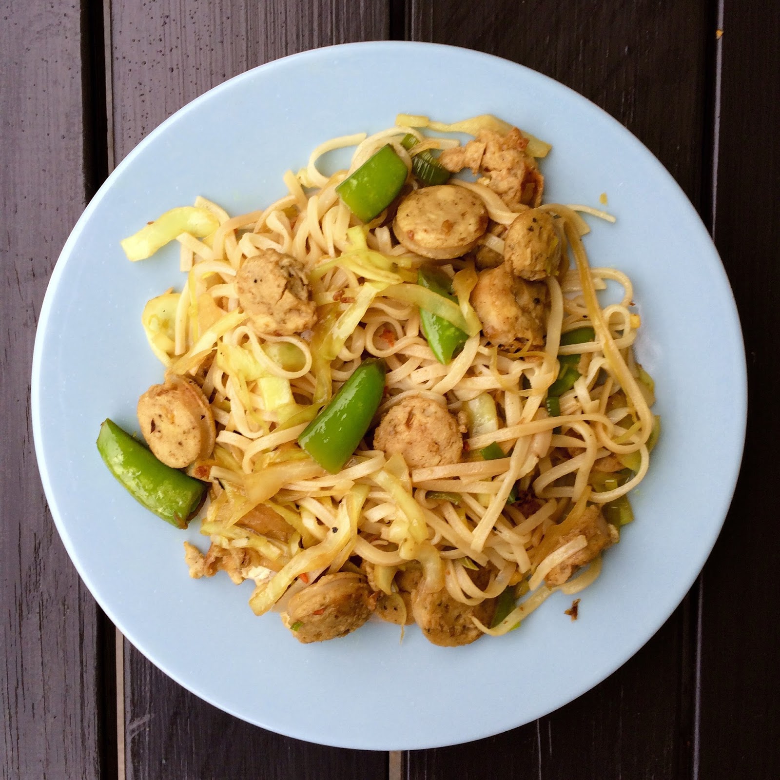 Sekte risnudler med klassisk kinesisk saus