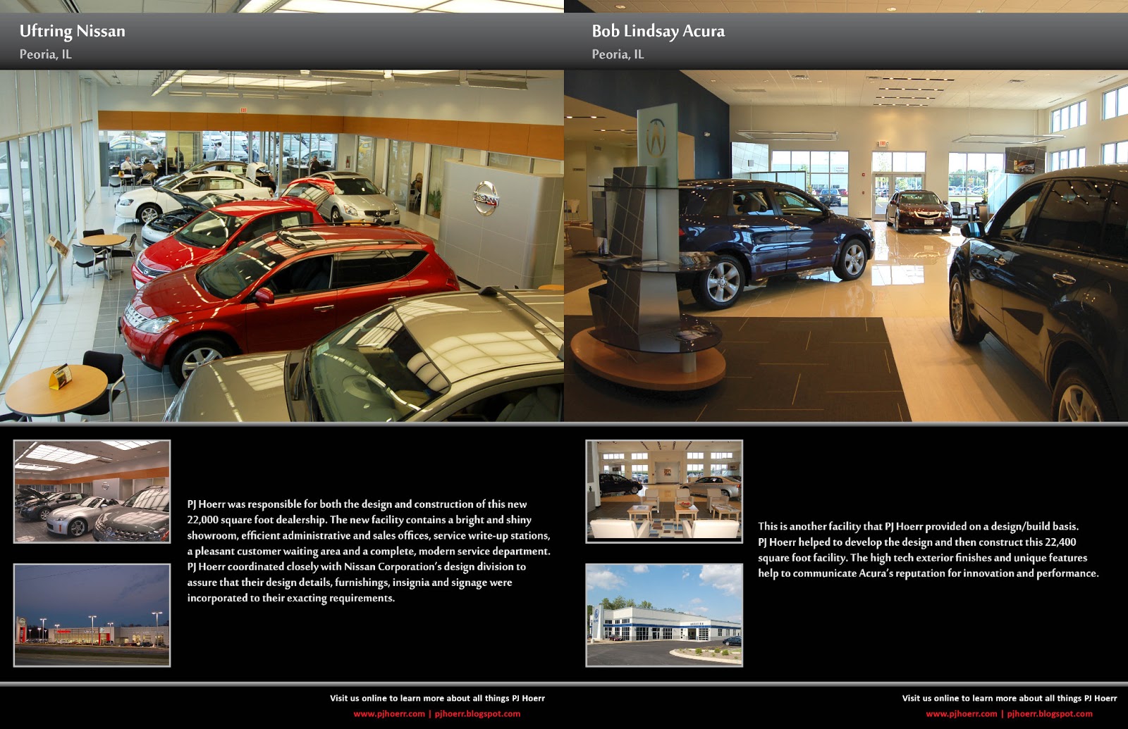 P.J. Hoerr, Inc.: Automotive Dealerships Brochure