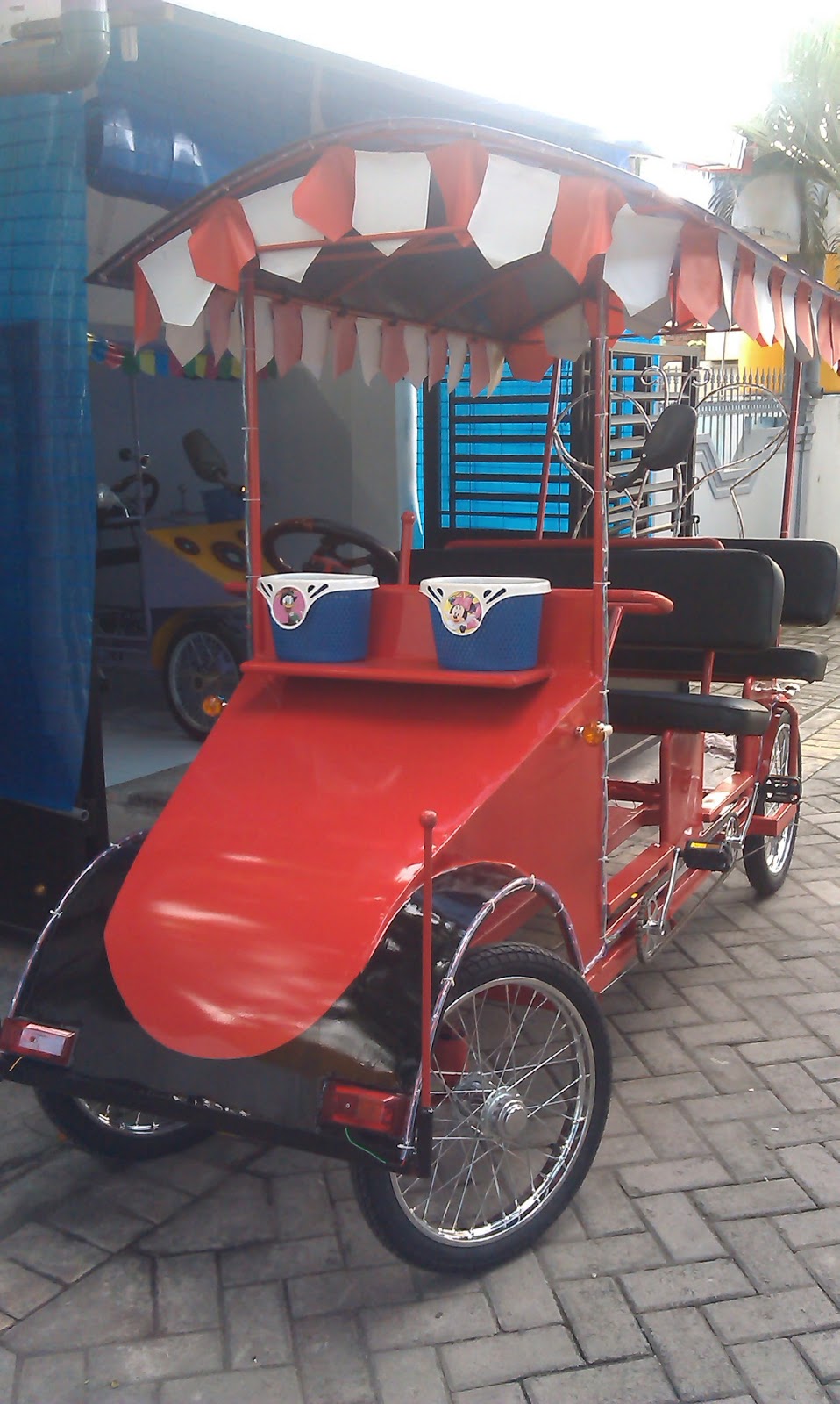 082131404044 BECAK SEPEDA GOWES CINTA SURABAYA SIDOARJO GRESIK LAMONGAN ...