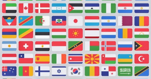 195 icon cờ các quốc gia trên thế giới, download miễn phí | OBin's Blog