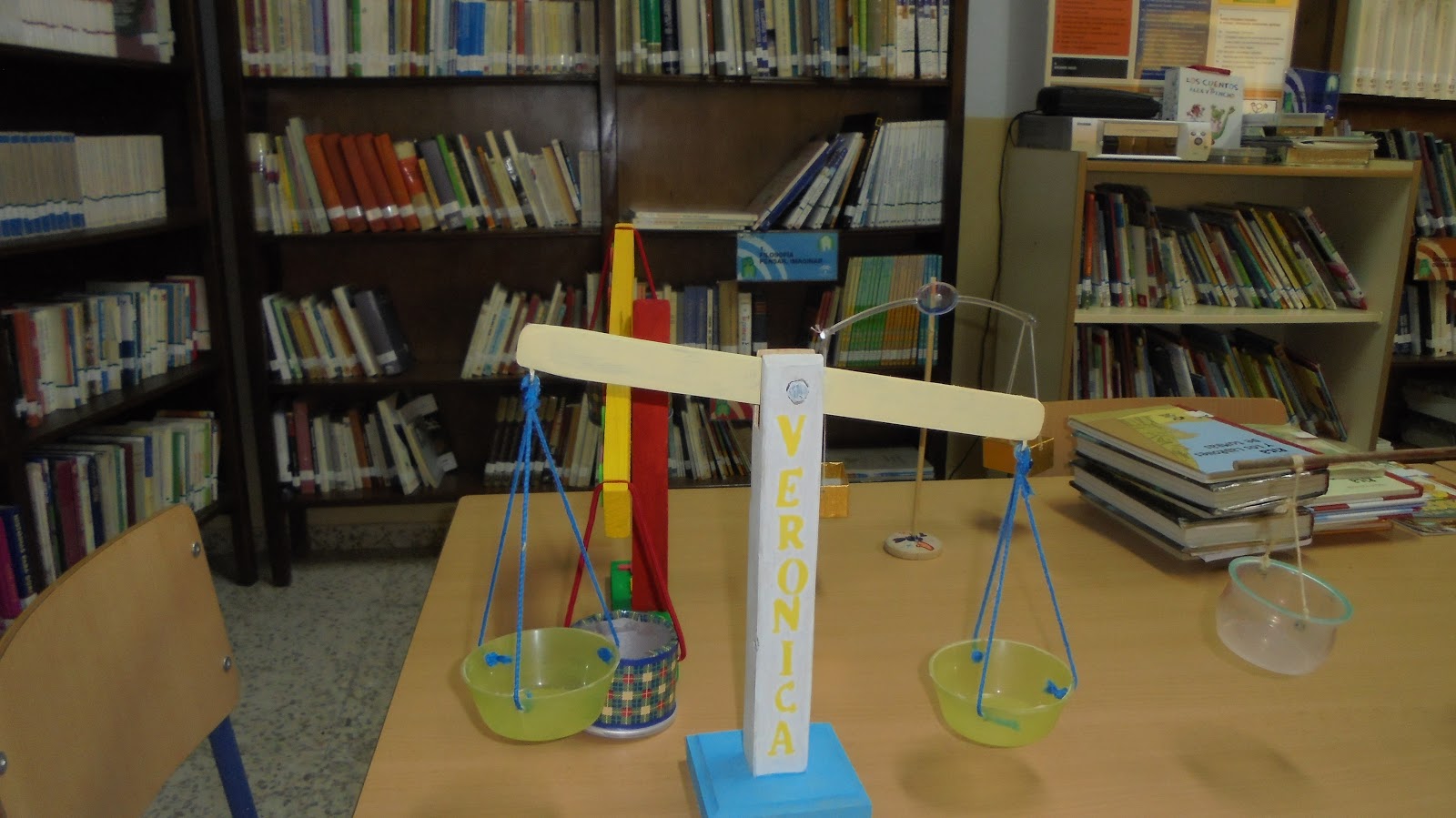 Biblioteca escolar del C.E.I.P. "Romero Robledo": EXPOSICIÓN DE BALANZAS