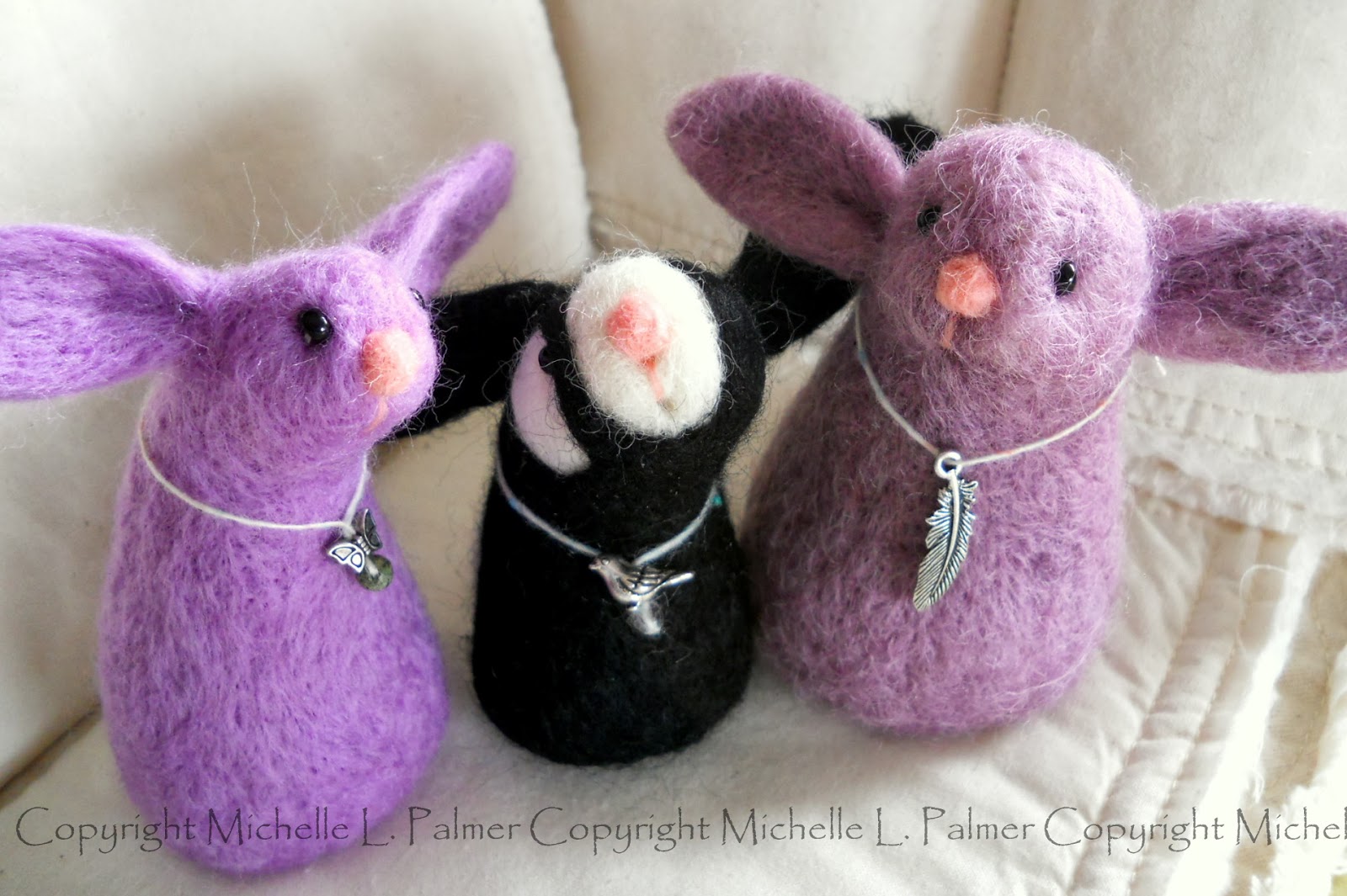 Michelle Palmer: Needle Felted Rabbits!