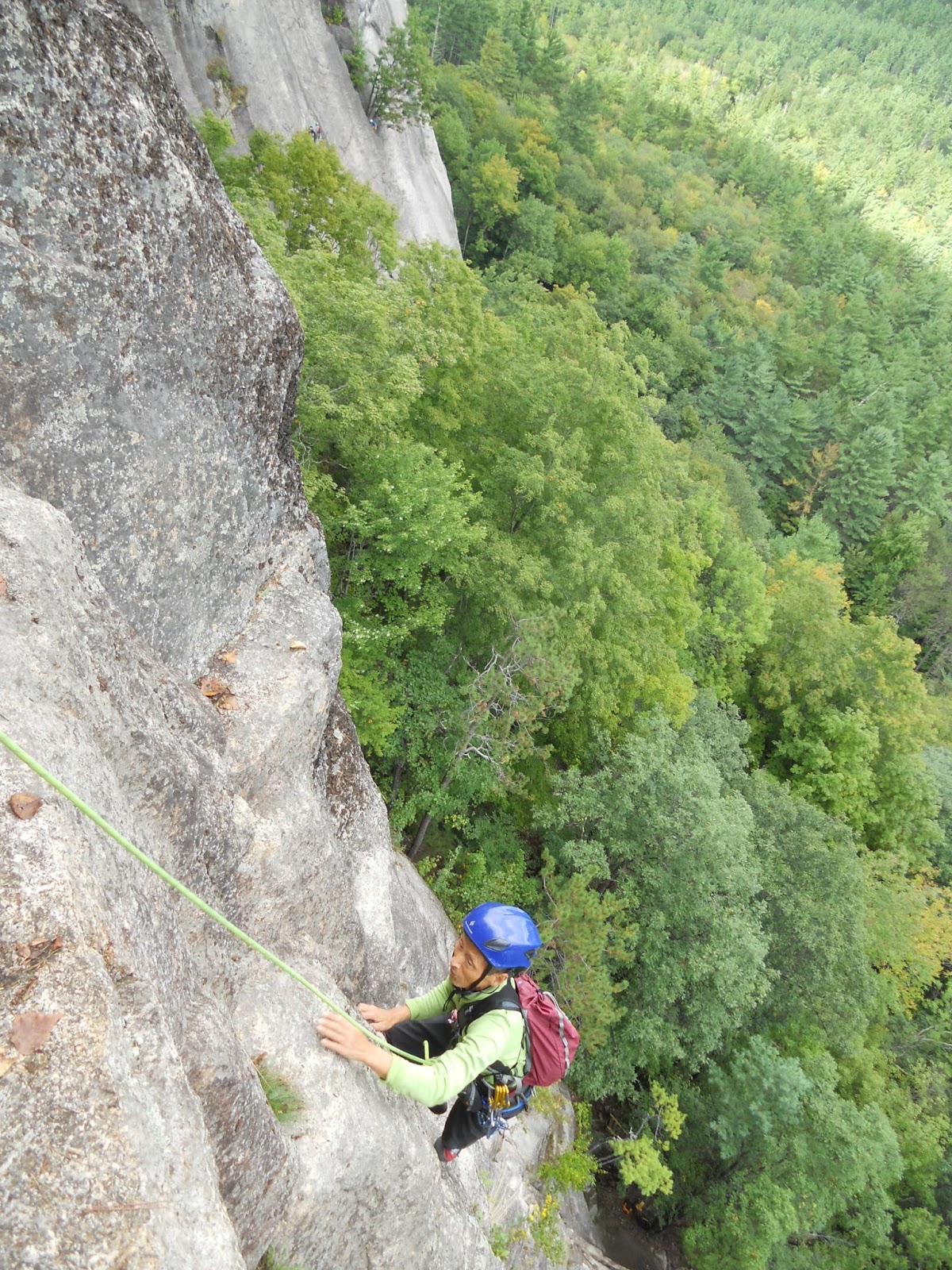 World of Seungmo: Cathedral Ledge climbing