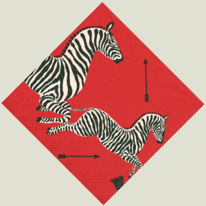 Aesthetic Oiseau: Caspari + Scalamandre Zebras