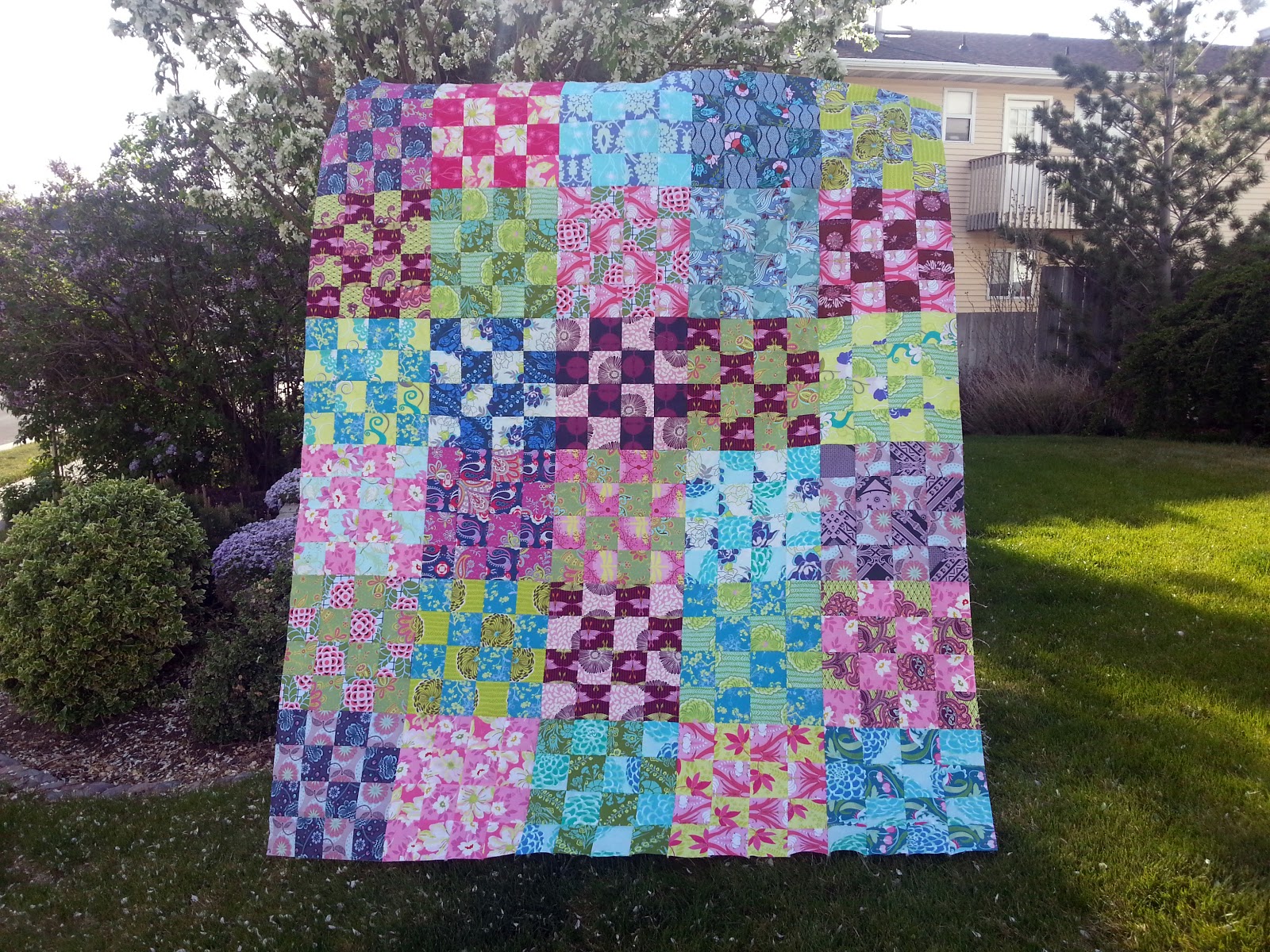 Justice Quilts & Crafts: St. Louis 16-Patch Quilt Top Done
