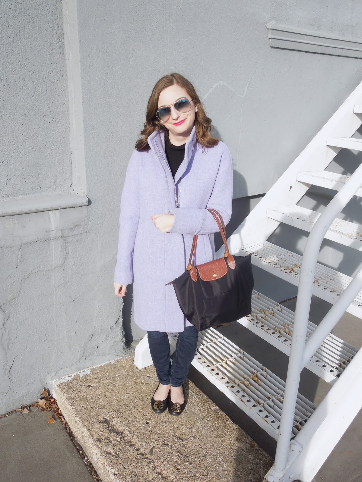 Sew Cute: OOTD: The Purple Coat