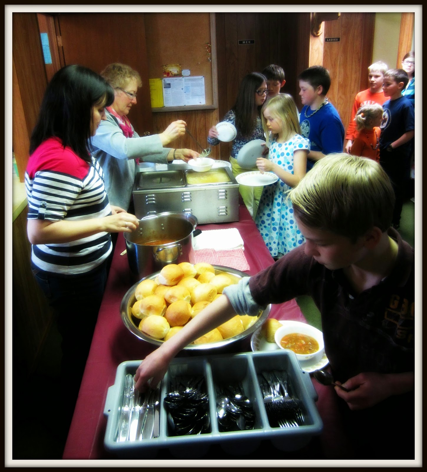 Packing Boxes of Love: OCC Fundraiser Lunch