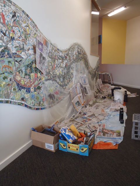 Moonee Ponds Creek Mural - St Vincent de Paul Primary School, Strathmore