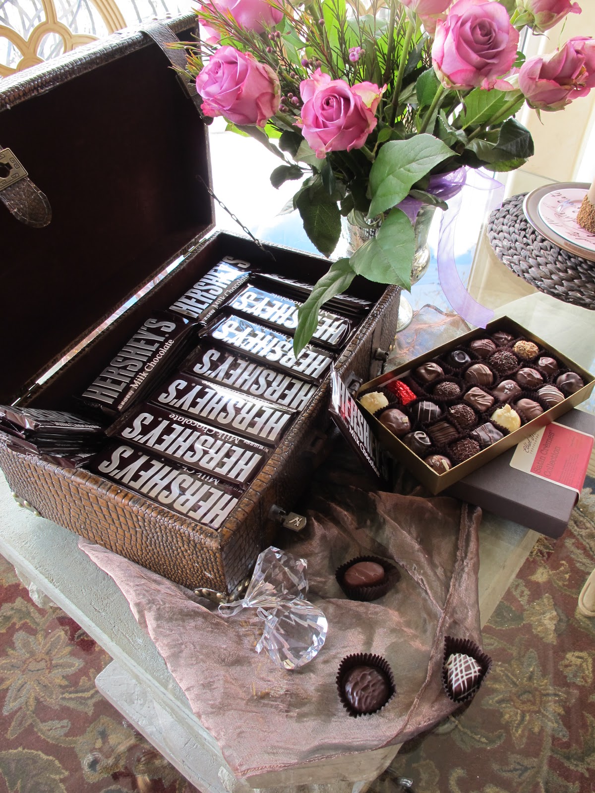 Chocolate Chocolate Tablescape - Food for Thought - Purple Chocolat Home