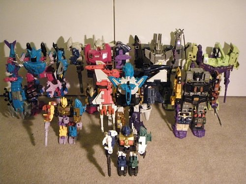 Heroic Decepticon: Transformers: Second Generation, also called "Gestalts"